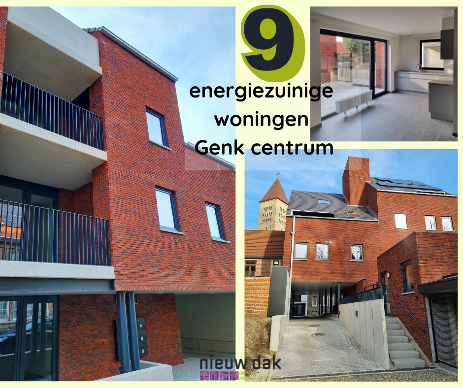 9 woningen erbij in Genk centrum - Nieuw Dak